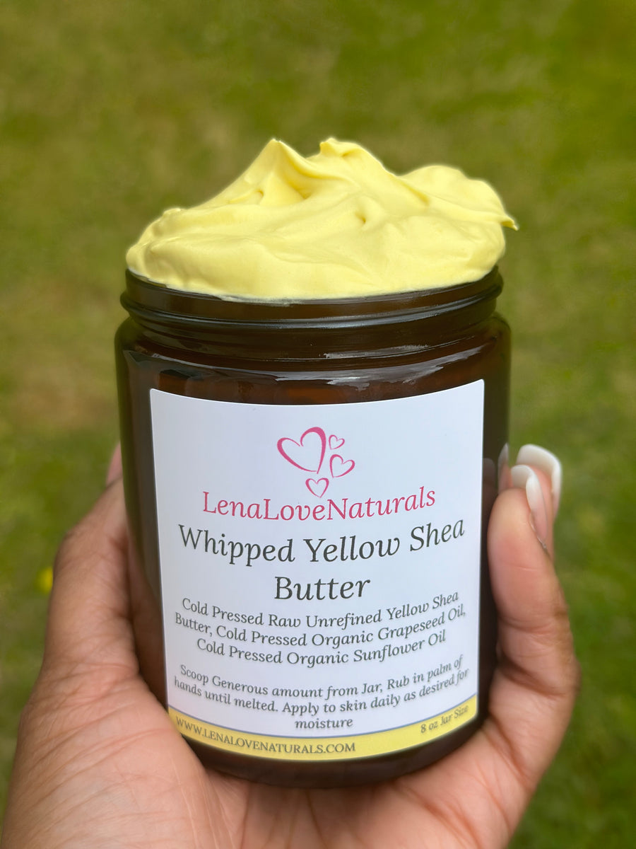 Whipped Raw Yellow Shea Butter – LenaLoveNaturals