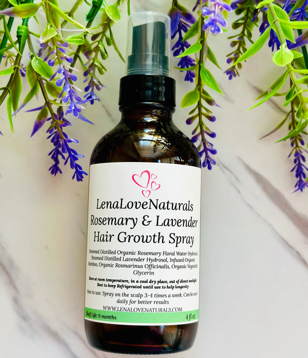 Rosemary & Lavender Hair Growth Spray - Rosemary Hair Tonic For Hair G ...